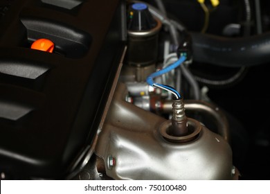 Car Engine Sensor Represent Vehicle Part Stock Photo 750100480 ...