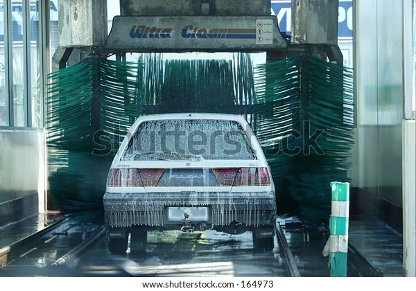 Car Getting Washed Stock Photo (Edit Now) 164973