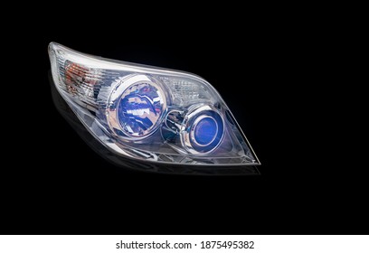 Car Headlight Reflection Technology Led System Stock Photo 1875495382 ...