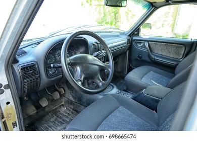 Car Interior Driver Side View Modern 스톡 사진(지금 편집) 698665474