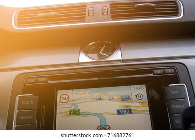 Car Panel Navigation Stock Photo 716882761 | Shutterstock