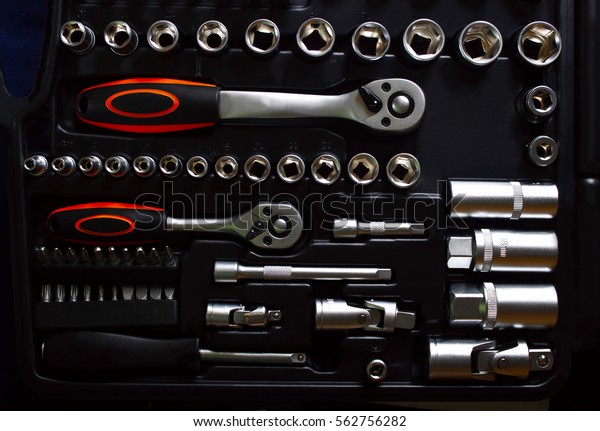 Car Tools Flat Lay Stock Photo 562756282 | Shutterstock