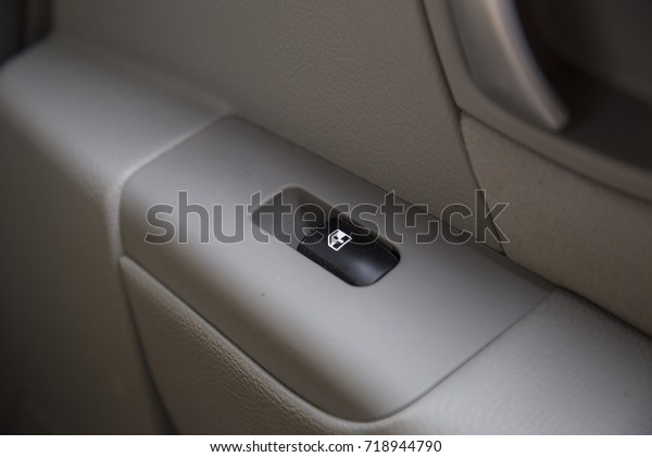 Car Window Roll Button Inside Stock Photo 718944790 | Shutterstock