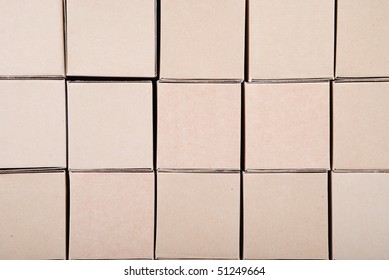 Cardboard Boxespyramid Boxes On White Background Stock Photo 50905096 ...