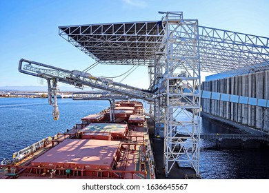 Cargo Terminal Loading Grain Cargo By Stock Photo 1636645567 | Shutterstock