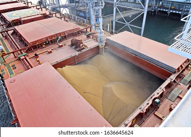 Cargo Terminal Loading Grain Cargoes Containers Stock Photo (Edit Now ...
