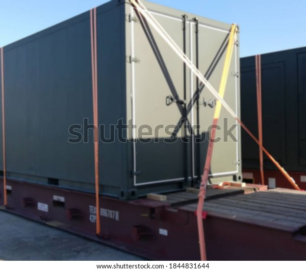 Cargo Truck Loading Unloading Container Activity Stock Photo 1844831644 ...