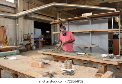 Cart Stall Owner Holds Hand Held Stock Photo (Edit Now) 1836215506