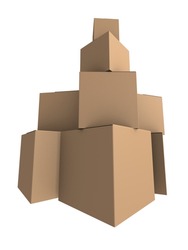 Cardboard box featuring blank, box, and boxes, an Abstract Photo by ...