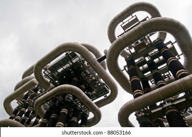 Cascade Transformer Testing Stand Highvoltage Research Stock Photo ...