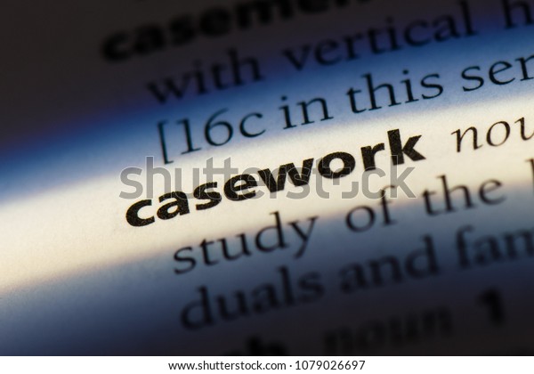 Casework Word Dictionary Casework Concept Stock Photo (Edit Now) 1079026697