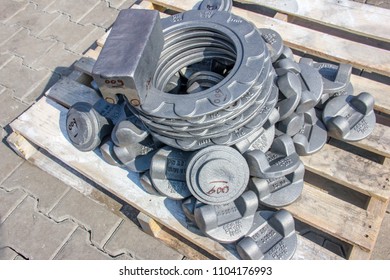 Casting Manufacturing Process Which Liquid Material Stock Photo ...