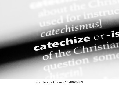 Catechism Word Dictionary Catechism Concept Stock Photo (Edit Now ...