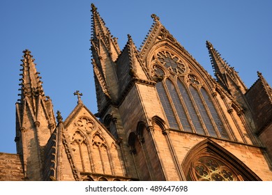 Cathedral Front View Stock Photo 489647698 | Shutterstock