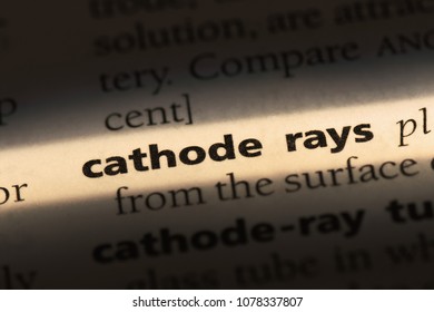 Cathode Rays Word Dictionary Cathode Rays Stock Photo 1078337807 ...