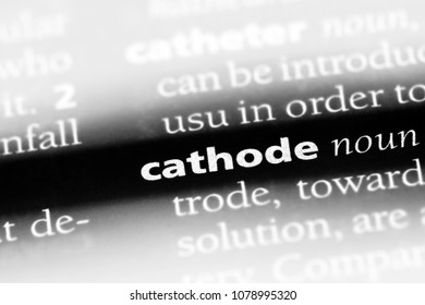 Cathode Word Dictionary Cathode Concept Stock Photo 1078995320 ...