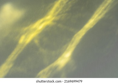Caustic Effect Light Refraction On Yellow Stock Photo 2169699479 ...
