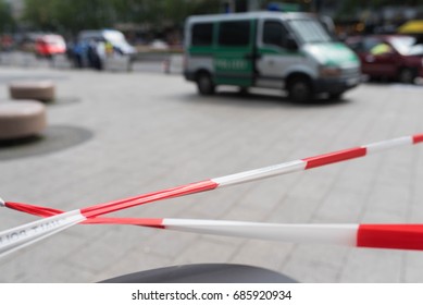 Caution Tape Blocking Off Active Crime Stock Photo 685920934 | Shutterstock