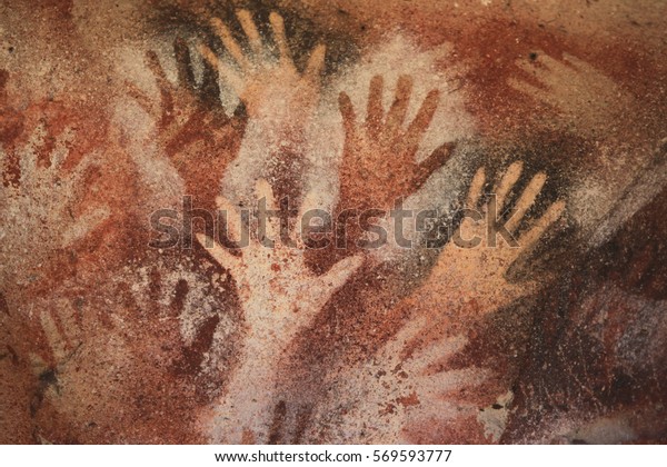 Cave Hands Stock Photo (Edit Now) 569593777