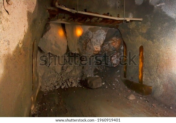 Cave System Mining Underground Where Drilling Stock Photo 1960919401 ...