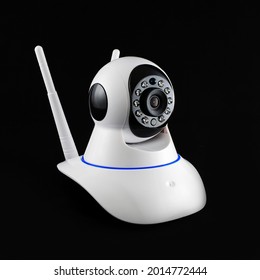 Cctv Camera Black Background Stock Photo 2014772444 | Shutterstock
