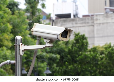 Cctv Camera Front Building Stock Photo 697846069 | Shutterstock