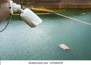 Cctv Camera Security Big Pool Background Stock Photo 674244370 ...