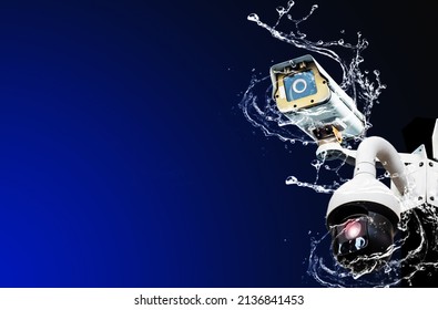 Cctv Camera System Waterproof Distribution Home Stock Photo 2136841453 ...