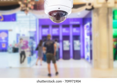 Cctv Security Camera Auto Teller Machineatm Stock Photo 709971904 ...
