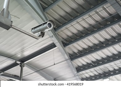 Cctv Security Camera Inside Office Building Stock Photo 419568019 ...