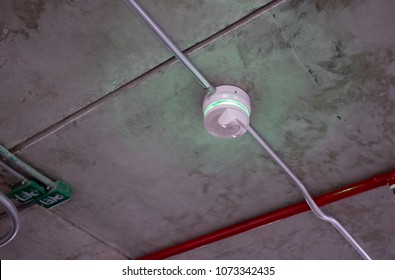 Cctv Security Camera Installed On Ceiling Stock Photo 1073342435 ...