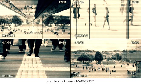 9 Cctv split screen Images, Stock Photos & Vectors | Shutterstock