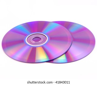Cd Disks Over White Background Stock Photo 47122237 | Shutterstock
