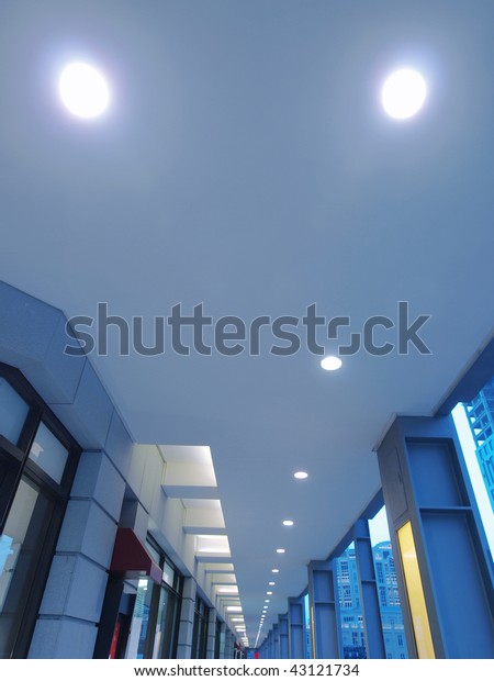 Ceiling Long Corridor Stock Photo 43121734 | Shutterstock