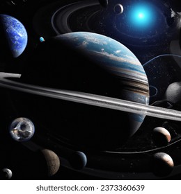 Planet Earth Flying Through Space Approaching AI-generated image ...