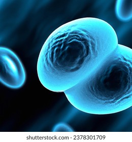 Blue Bio Stem Cell AI 生成图片2481721809 | Shutterstock