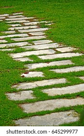 Cement Block Pathway Stock Photo 645299977 | Shutterstock