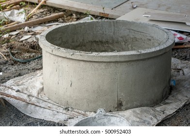 Construction Site Concrete Manhole Site Drainage Stock Photo (Edit Now ...