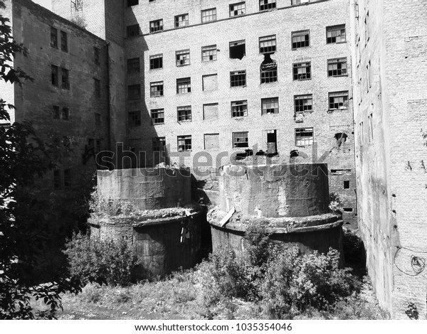 Central Processing Plant Brick Building Industrial Stock Photo ...