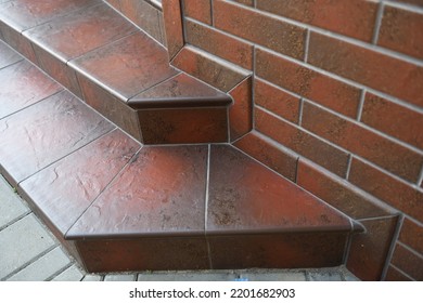 Ceramic Tile Staircase Steps Stock Photo 2201682903 | Shutterstock