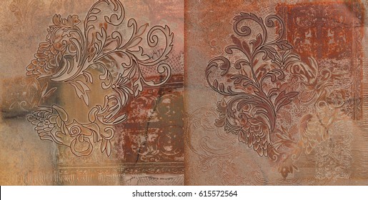Ceramic Tiles Patterns Art Work Stock Photo 615572564 | Shutterstock