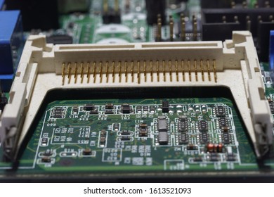 Cf Socket Cards On Computter Board Stock Photo 1613521093 | Shutterstock