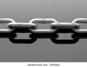 Horizontal Steel Chain Stock Photo (Edit Now) 766739413