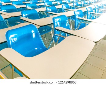 Chairs Empty Class Room Stock Photo (Edit Now) 1214298853
