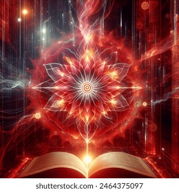 Chakra Arousal Root Chakra Read Fire AI-generated image 2464374403 ...