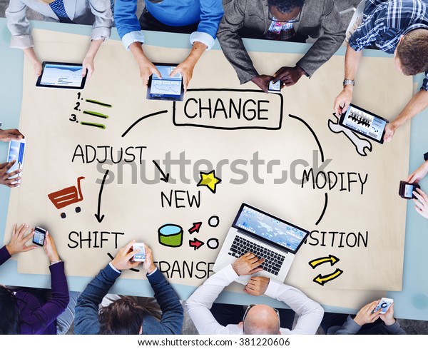 Change Improvement Development Adjust Transform Concept Stock Photo ...