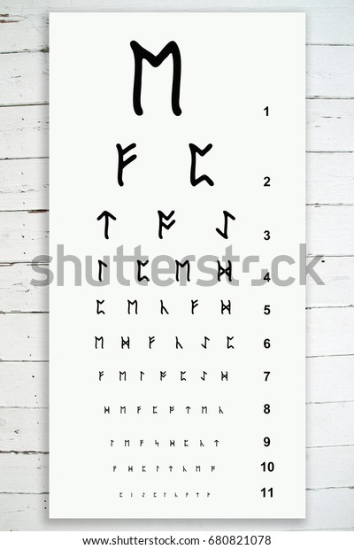 Chart Test Visual Acuity Symbols Stock Photo 680821078 | Shutterstock