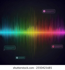 Chatbot Conversation Sound Waves Code AI-generated image 2550421561 ...
