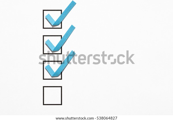 Check List Marker Stock Photo (Edit Now) 538064827