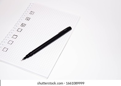 Check List Square Items Empty Checked Stock Photo 1661089999 | Shutterstock